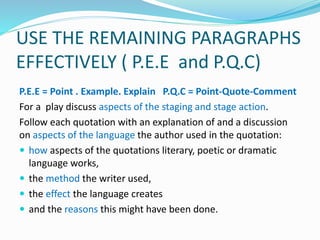 How to write and essay | PPTX