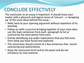 How to write and essay | PPTX