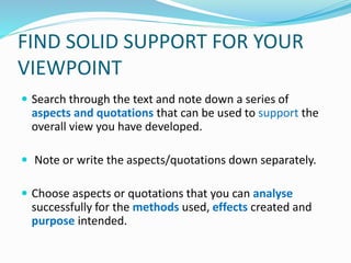 How to write and essay | PPTX