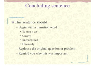 How To Write An Effective Conclusion | PDF