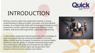 How to Write an Effective Human Rights Law Assignment | PPT
