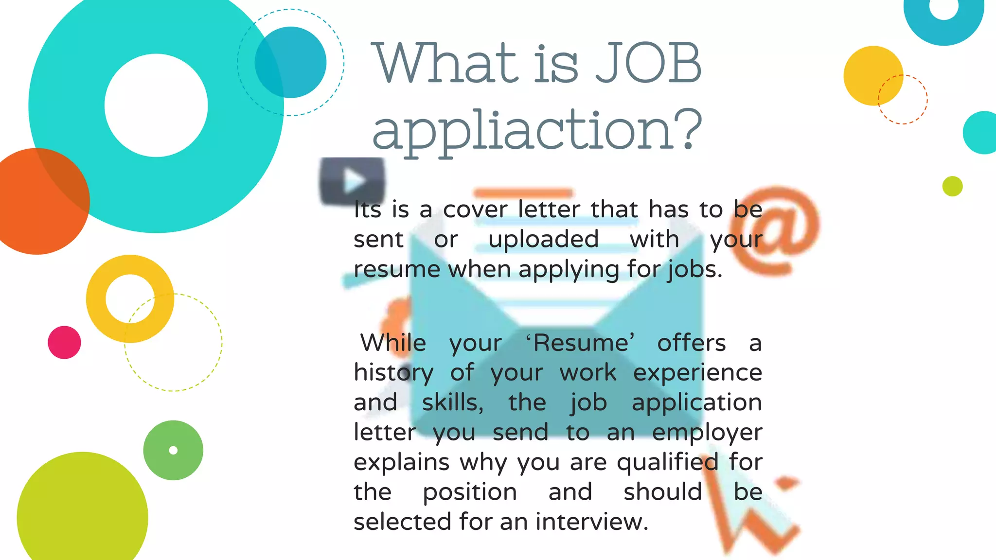 How to write an effective job application | PPT