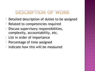 How to write an effective job description | PPT