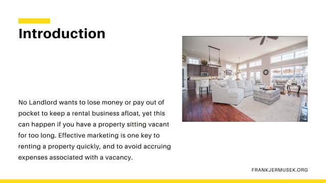 How to write an effective rental ad - Frank Jermusek | PPT