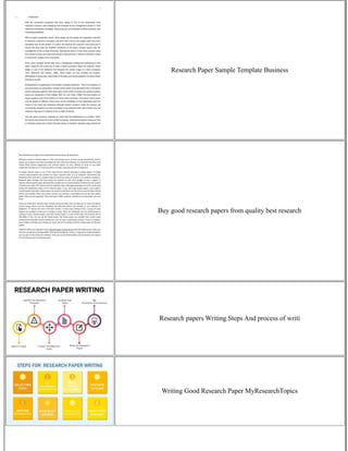 How To Write An Effective Research Paper | PDF