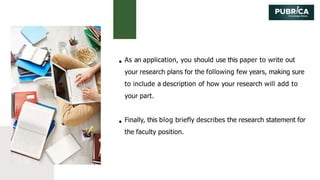 How to Write an Effective Research Statement for a Faculty Position.pptx