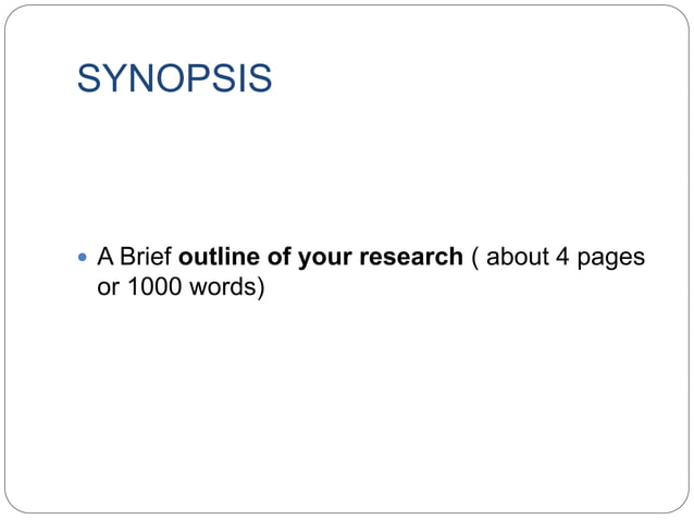 HOW TO WRITE AN EFFECTIVE SYNOPSIS.pptx