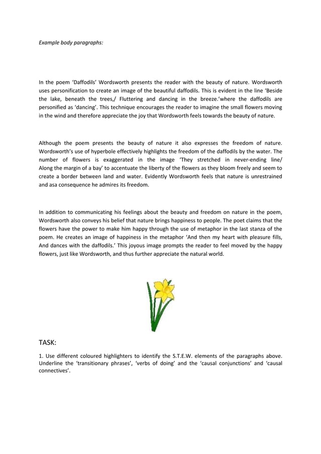 How to write an english essay booklet | DOCX