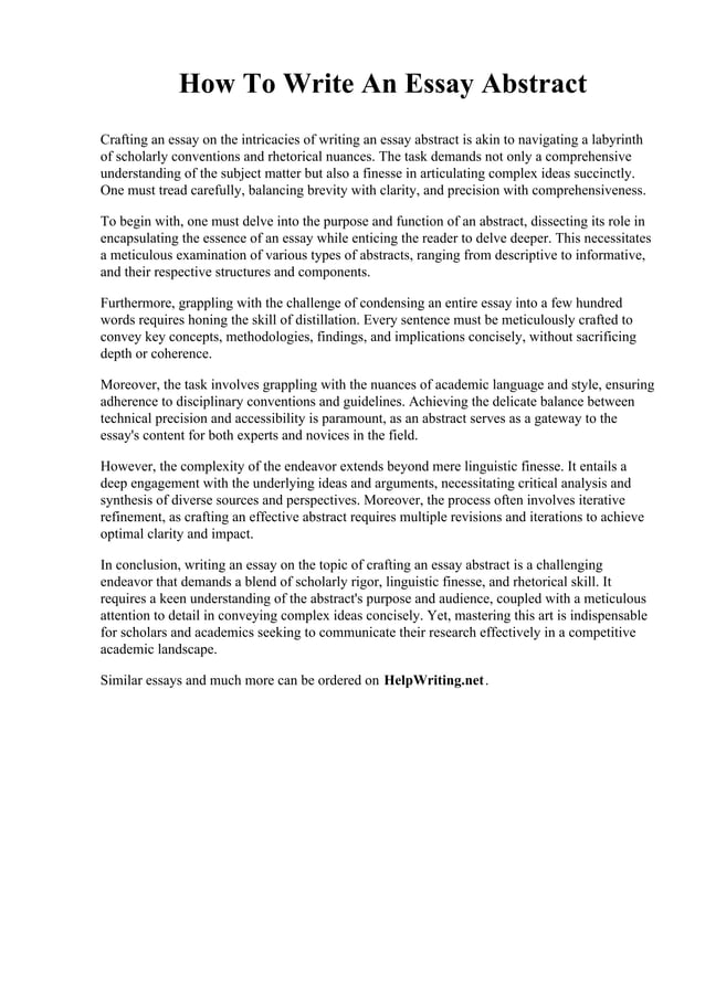 How To Write An Essay Abstract PDF how-to-write-an-essay-abstract-pdf