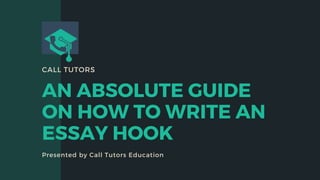 How to write an essay hook | PPTX