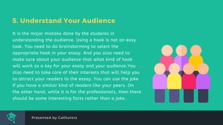 How to write an essay hook | PPTX