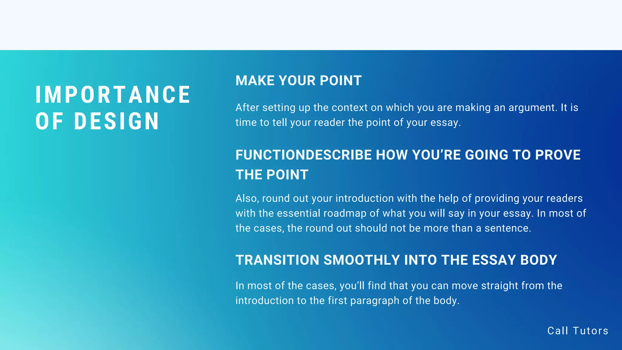 How to write an essay introduction | PPT