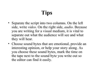 How to write a news package | PPT