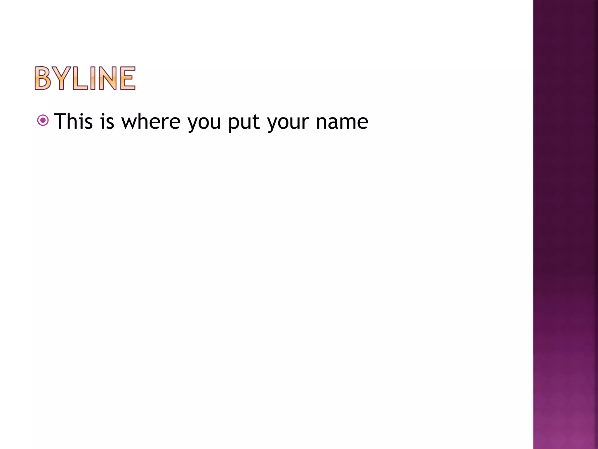 How to write a newspaper article | PPT