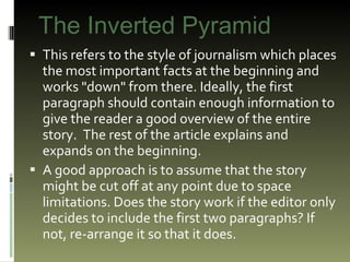 How To Write a News Story | PPT | Sports