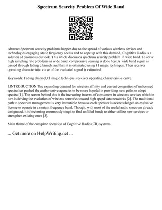 How To Write An Exemplary Exemplificati | PDF