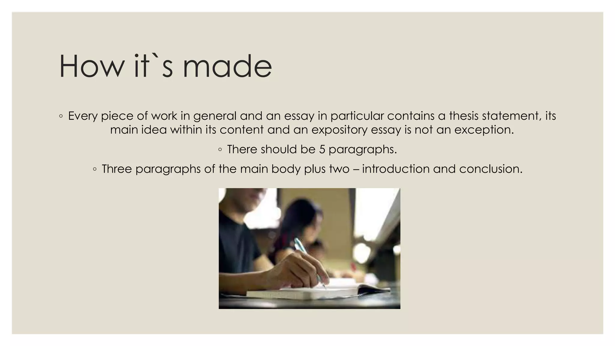 How to write an expository essay | PPT