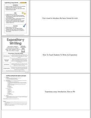 How To Write An Expository Essay Introduction | PDF