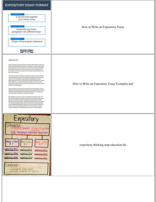 How To Write An Expository Essay Introduction | PDF