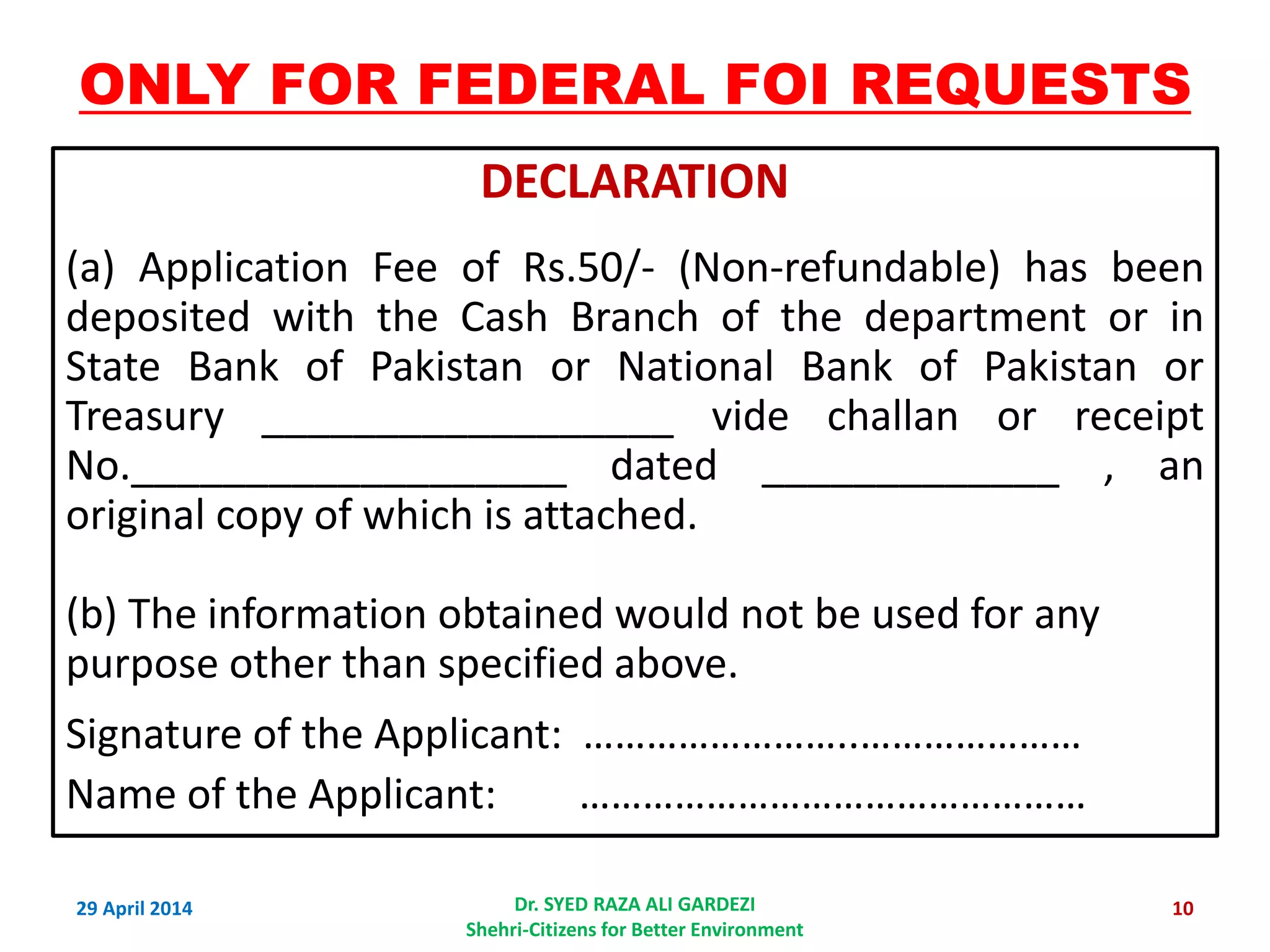 How to write an FOI Request (English) | PDF