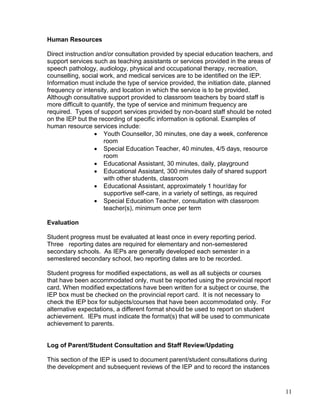How to write an Individual Education Plan | PDF