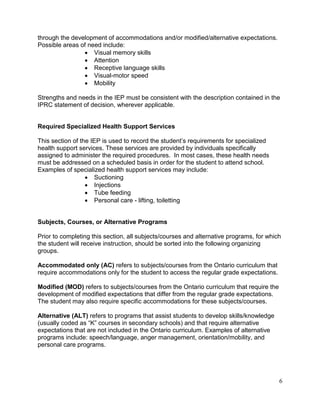 How to write an Individual Education Plan | PDF | Educational ...