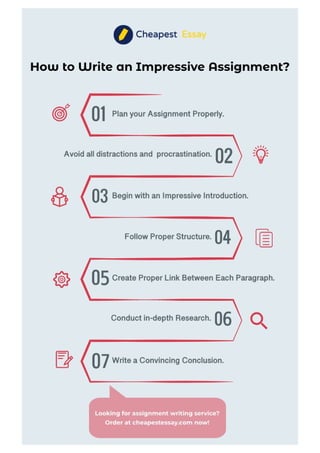 How to Write an Impressive Assignment? | PDF