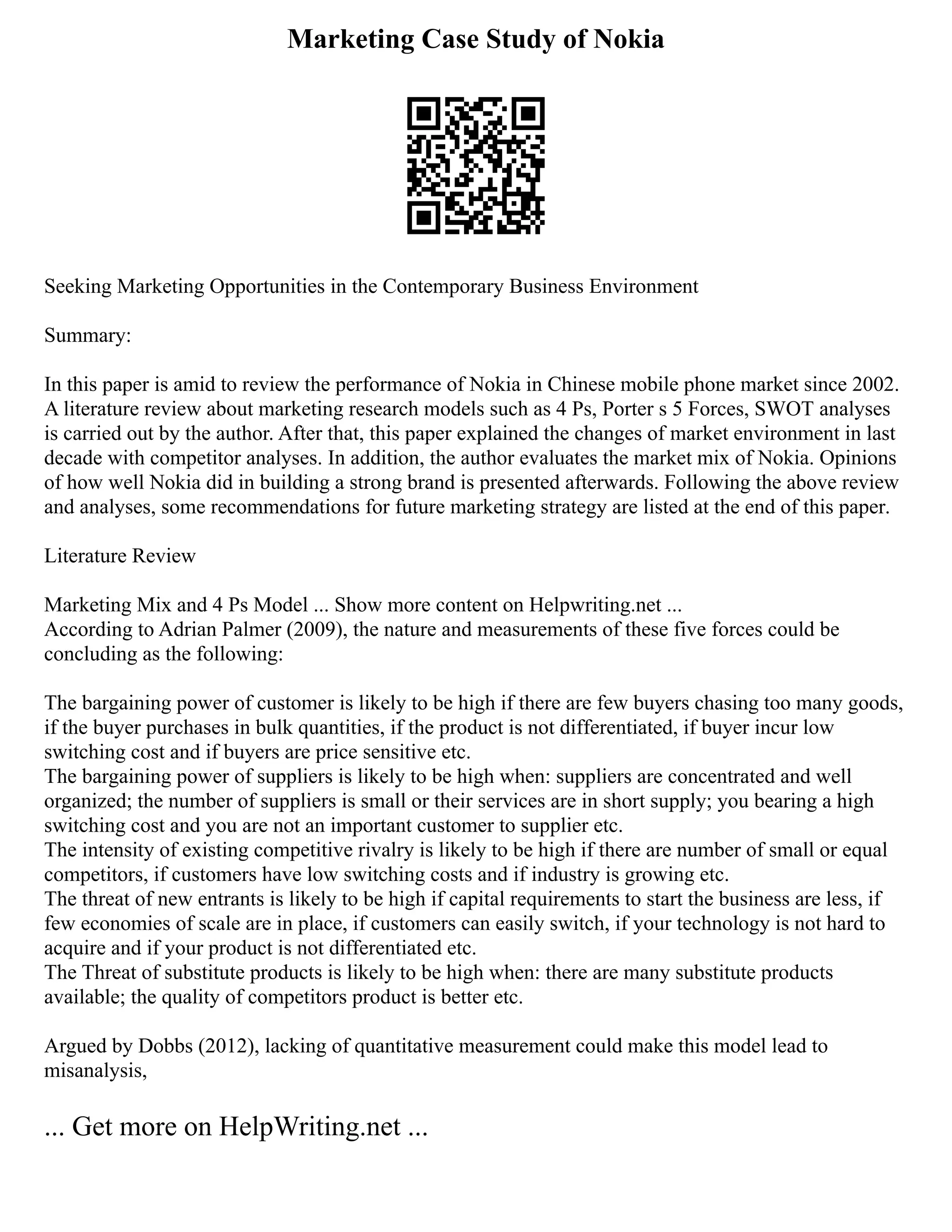 How To Write An Informative Essay Examples - Sample | PDF