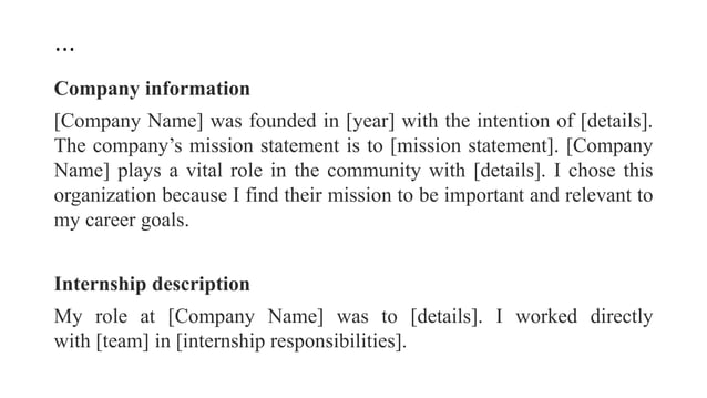 How to write an internship report.pptx | Undergraduate Education ...