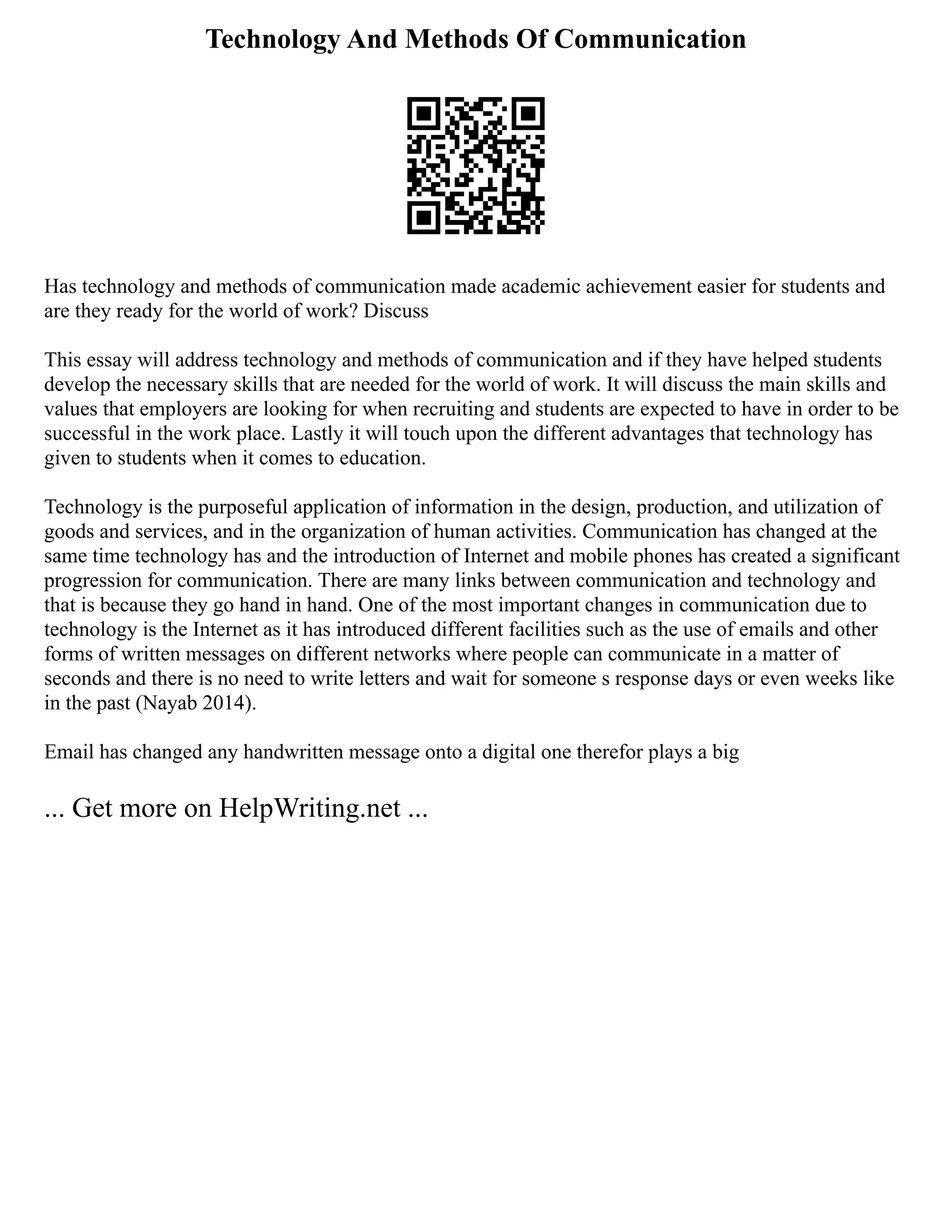 How To Write An Introduction Paragraph For A Personal Narrative Essay | PDF