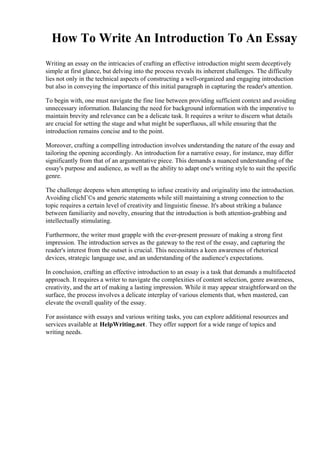 How To Write An Introduction To An Essay.pdf