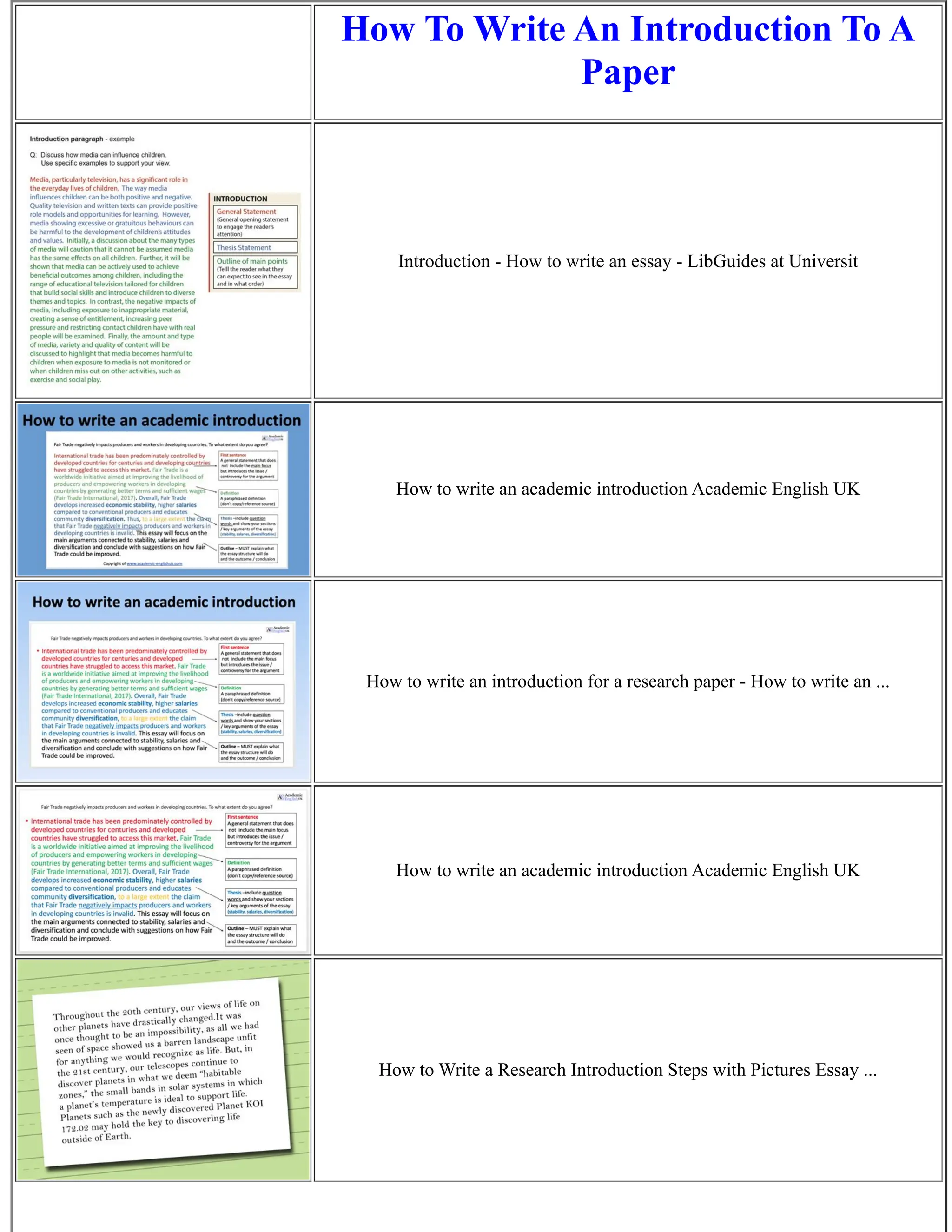 Introduction To A Paper Pdf – Introduction Paragraphs Examples – XHJRUO
