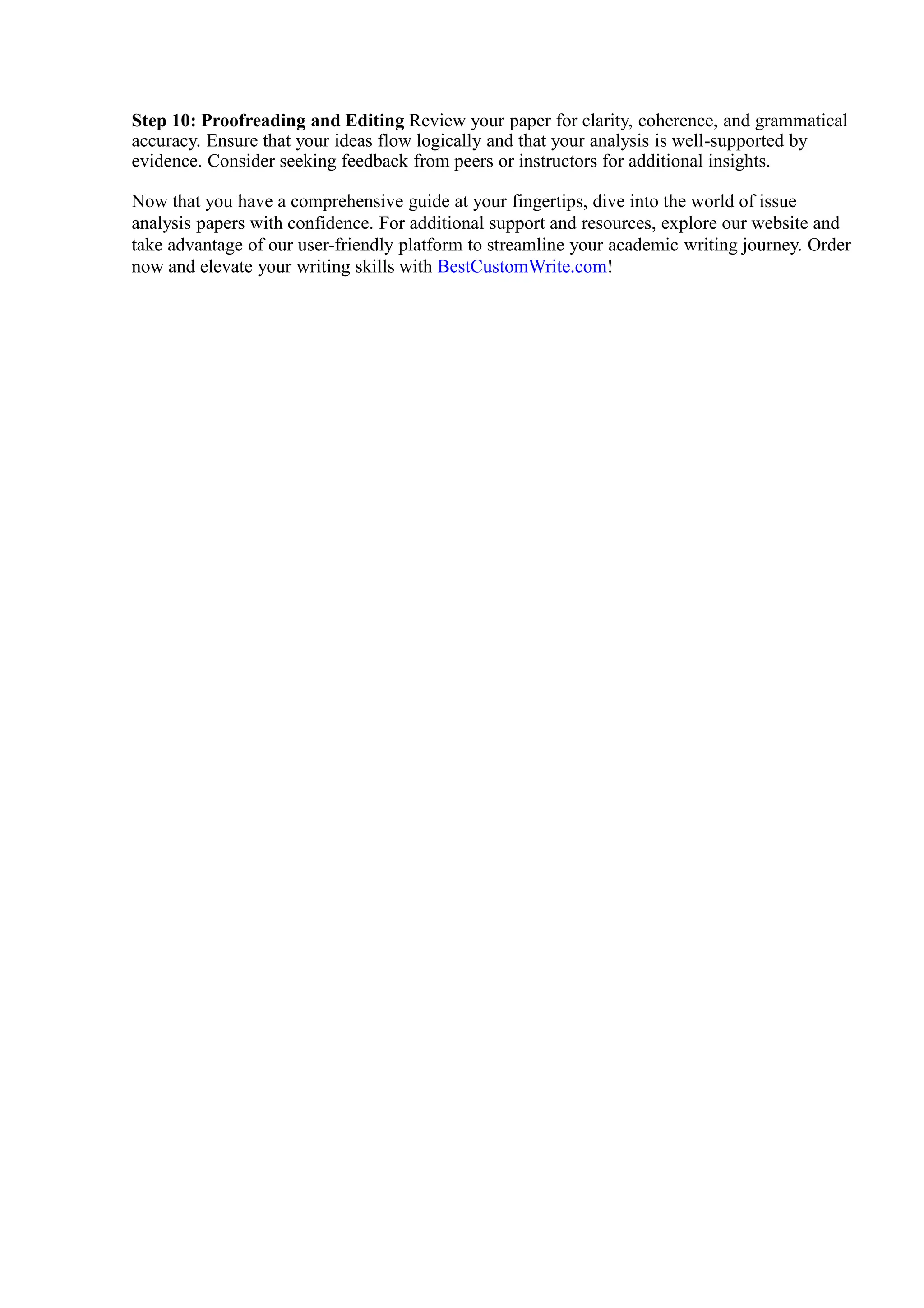 How To Write An Issue Analysis Paper | PPT