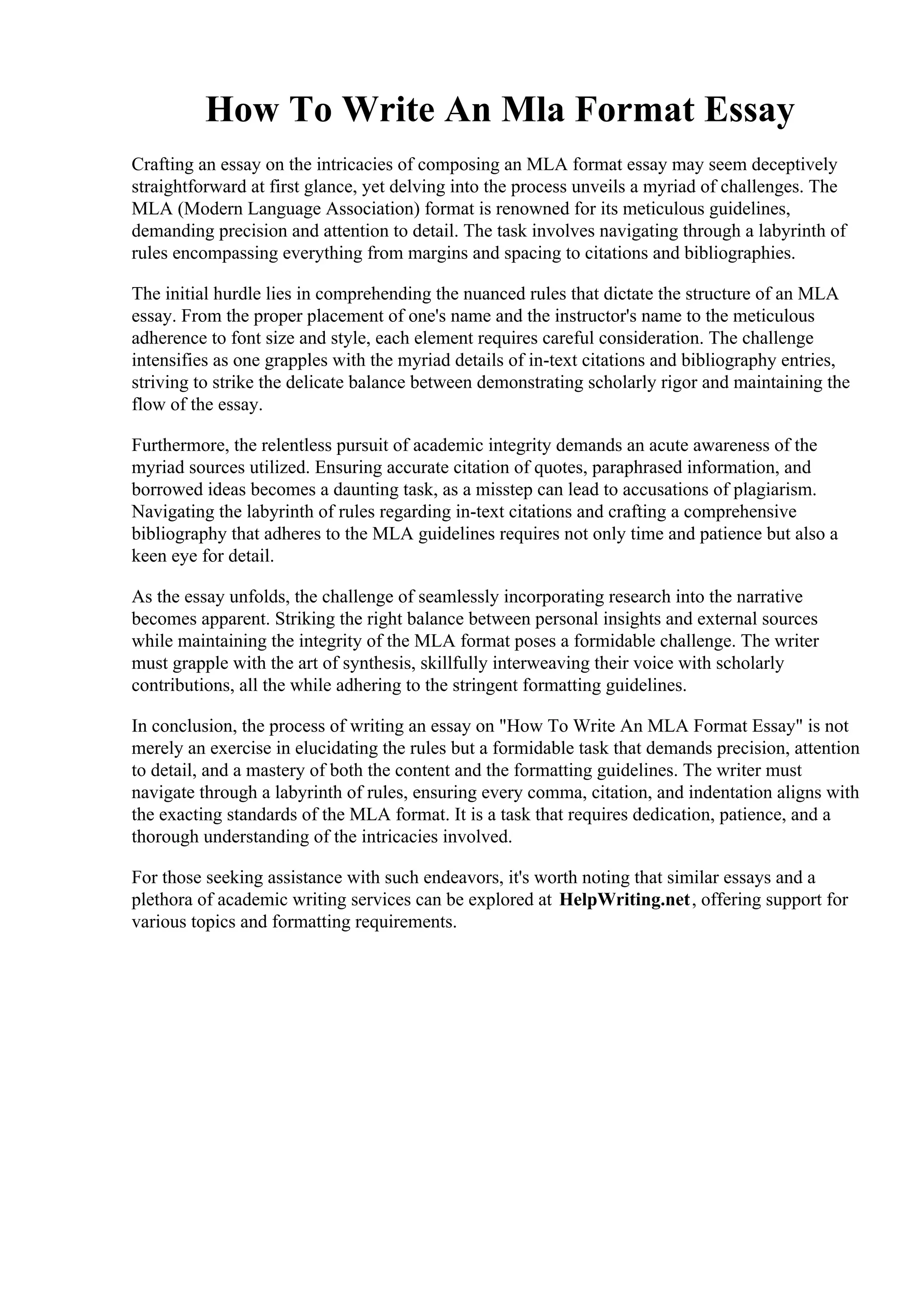 How To Write An Mla Format Essay.pdf