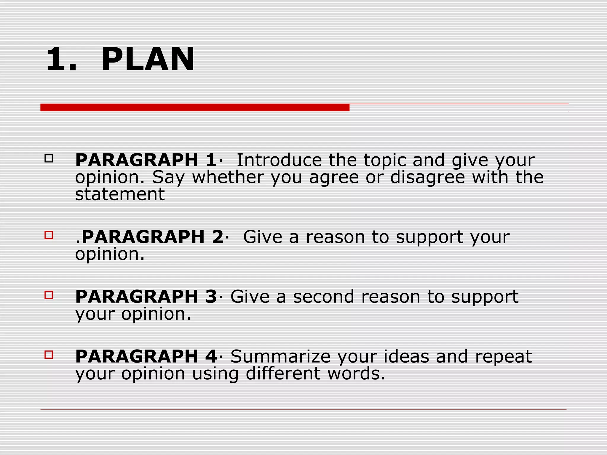 How to write an opinion essay | PPT