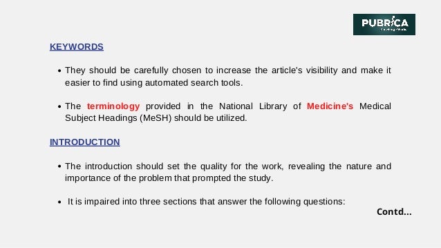 How to write an original article an overview for beginners – pubrica | PDF