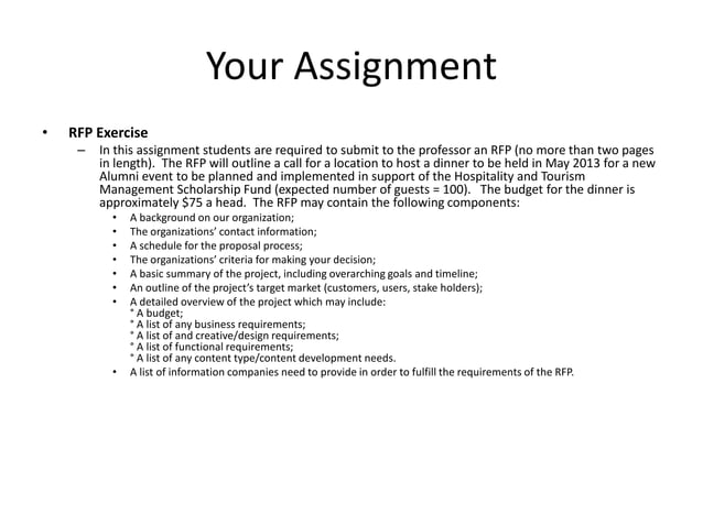 How to write an rfp | PPTX