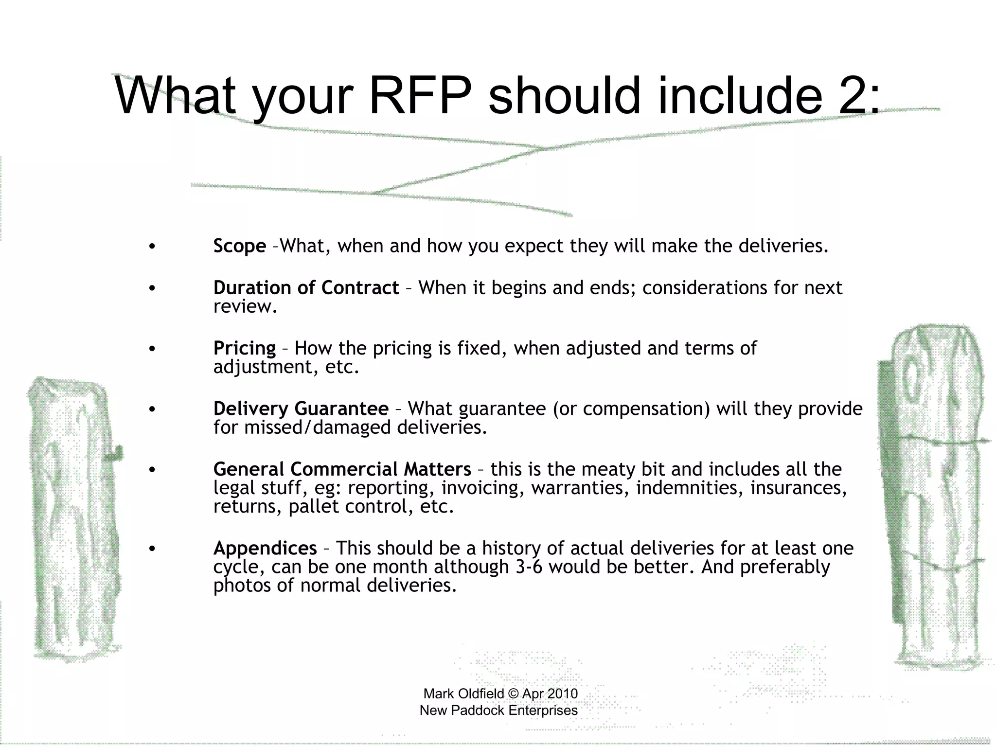 How To Write An RFP For Freight | PPT