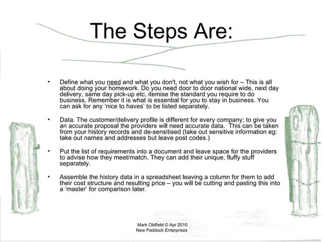 How To Write An RFP For Freight | PPT