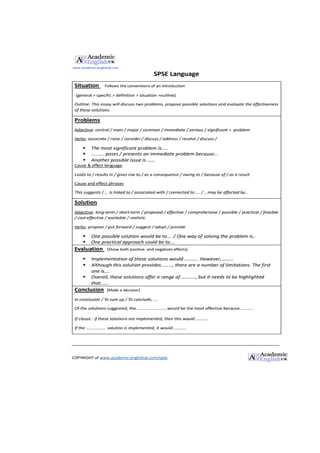 HOW TO WRITE AN SPSE ESSAYn qfnf ejfb qf oq iq a iiq ikaniqoa | PDF