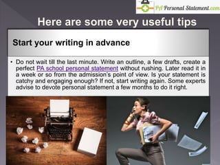 How to Write a PA School Personal Statement That Will Get You Noticed | PPT