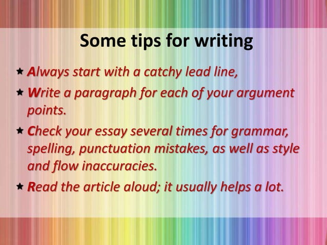 How to write a perfect essay | PPT