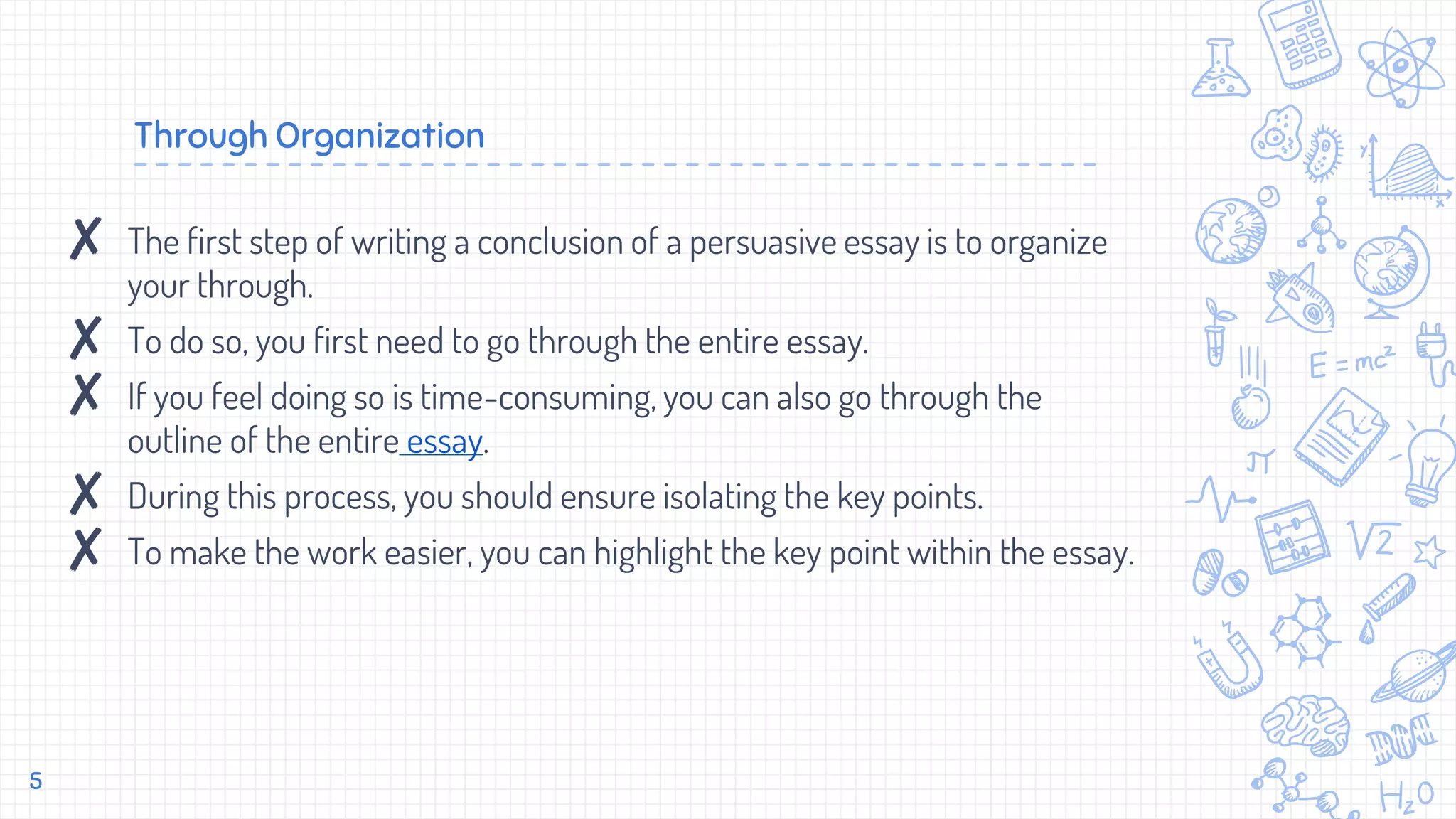 How to write a perfect persuasive essay conclusion converted | PPT