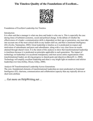 How To Write A Perfect Research Paper Example | PDF