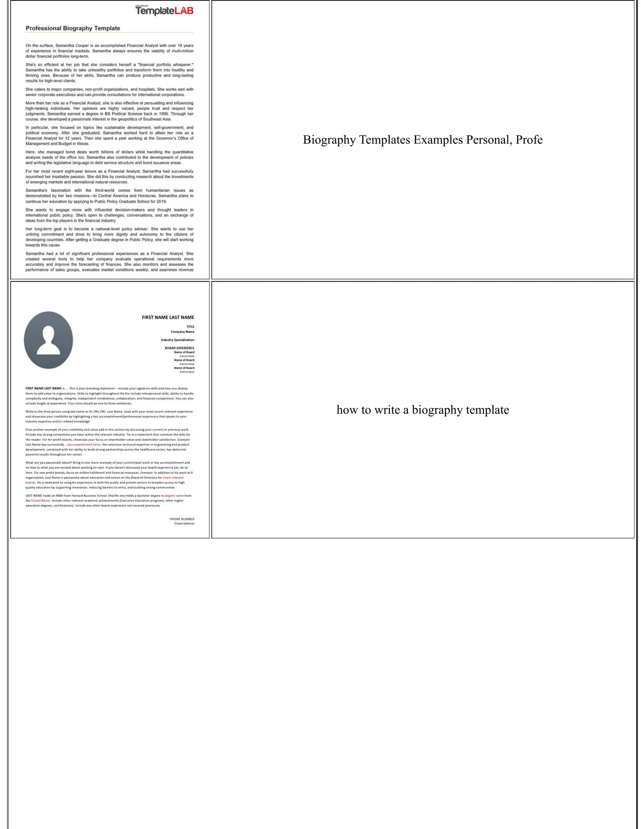 How To Write A Personal Biography Essay | PDF