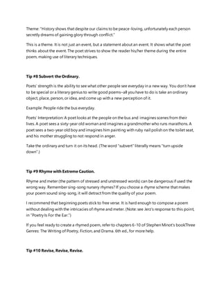 How to write a poem | PDF