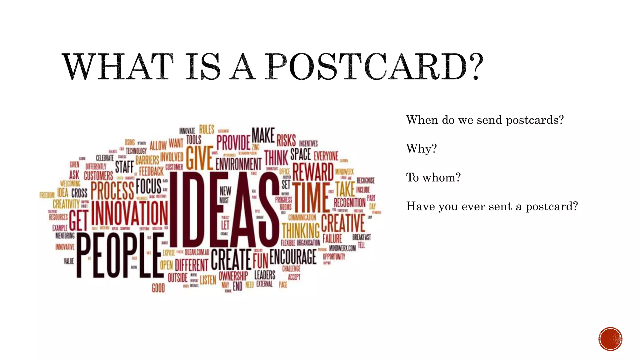 How to write a postcard | PPTX