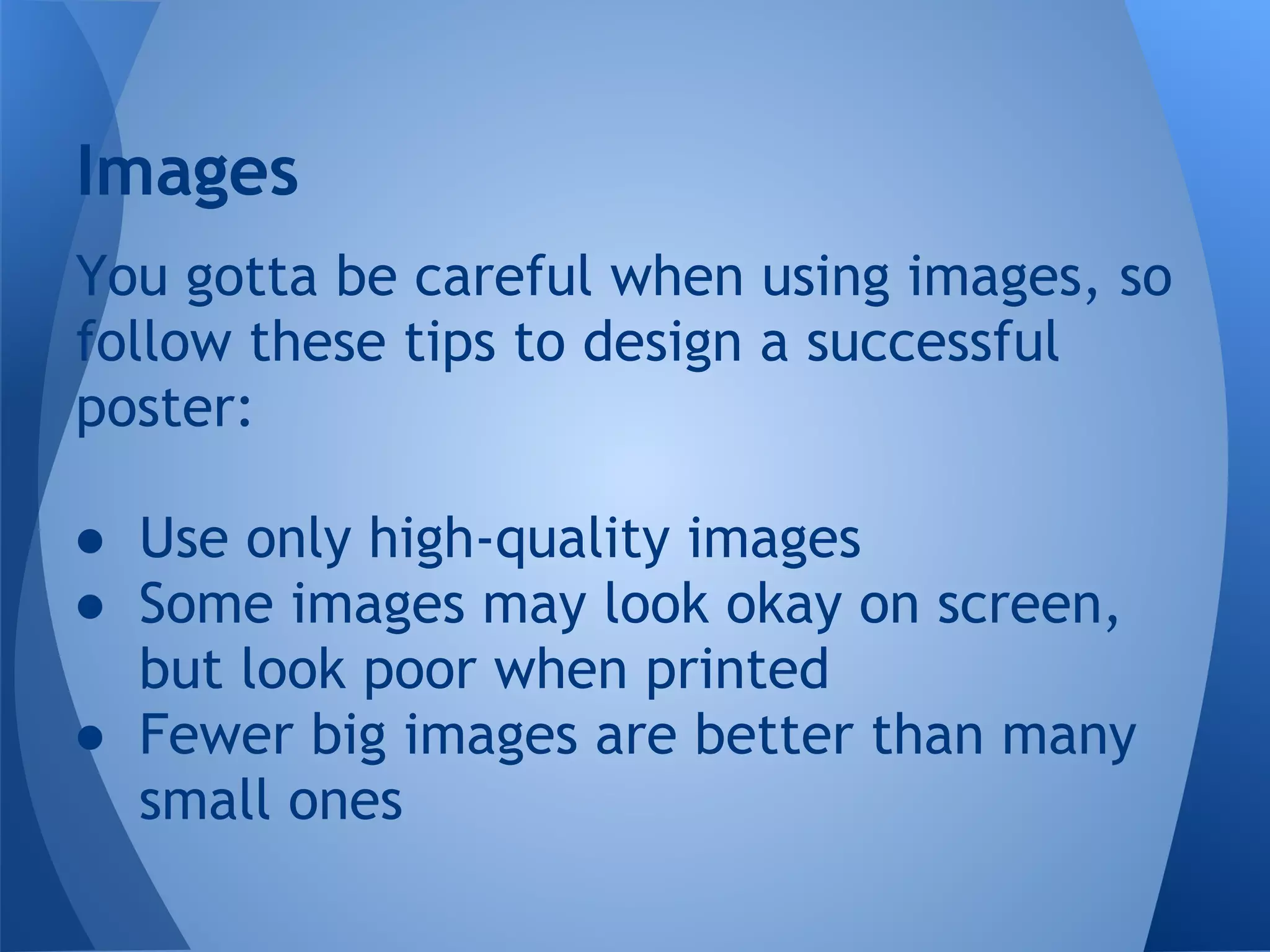 How to write a poster | PDF