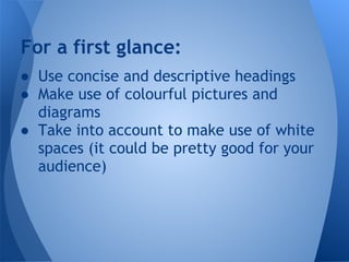 How to write a poster | PPT