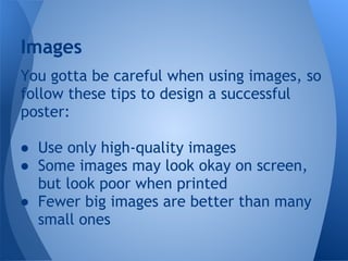 How to write a poster | PPT